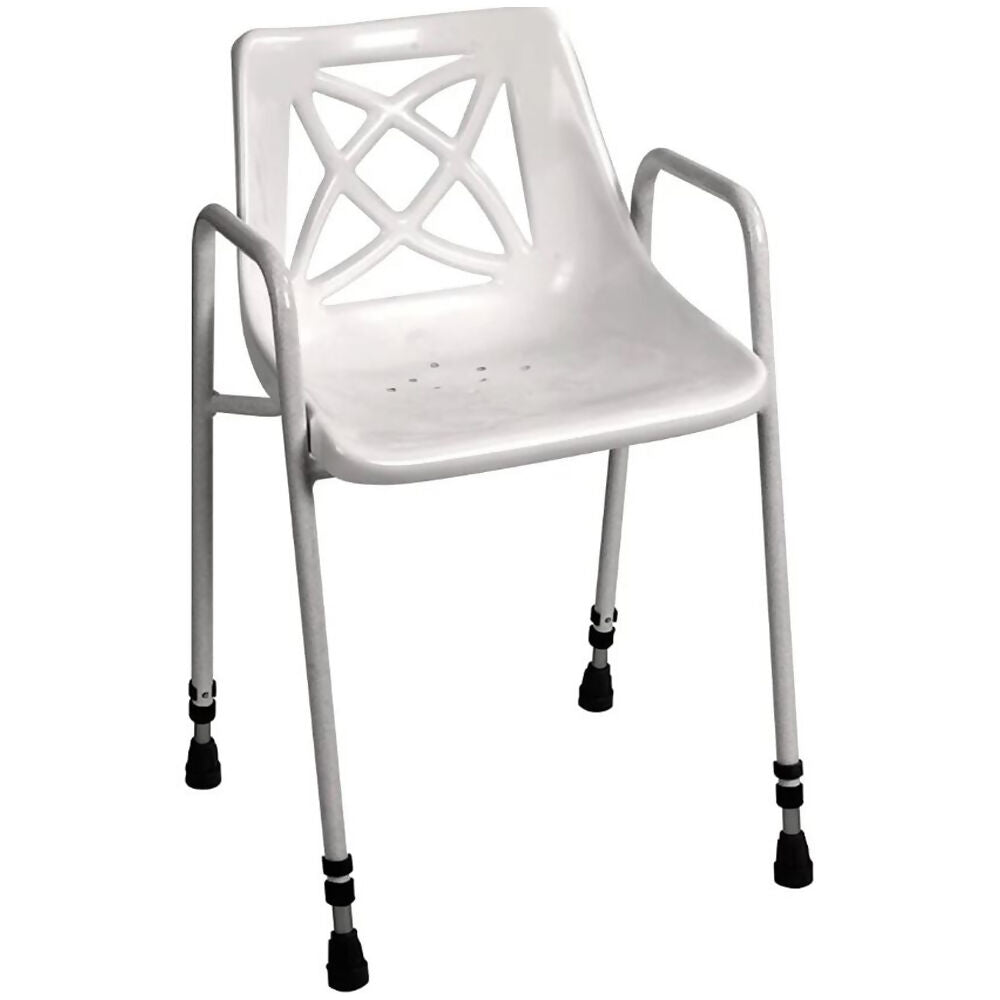 Static Shower Chair - Adjustable Height – MobilityDirect
